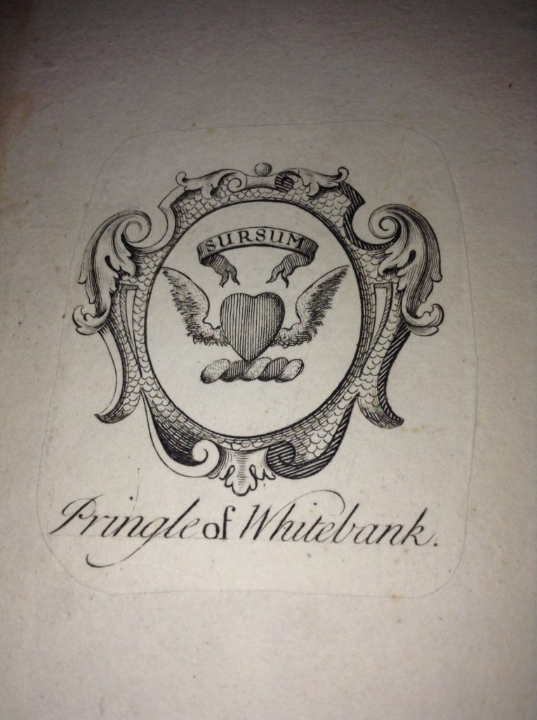 Heraldry – Bookplates and China – The Clan Pringle Association